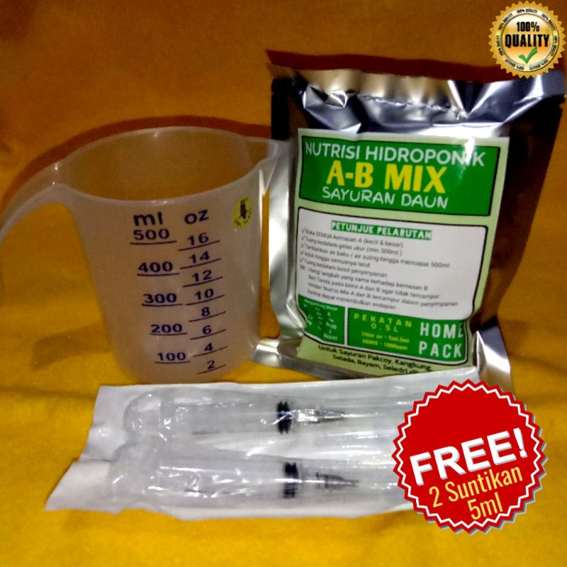 Jual Paket Nutrisi AB Mix ABMix Pupuk Hidroponik | Shopee Indonesia
