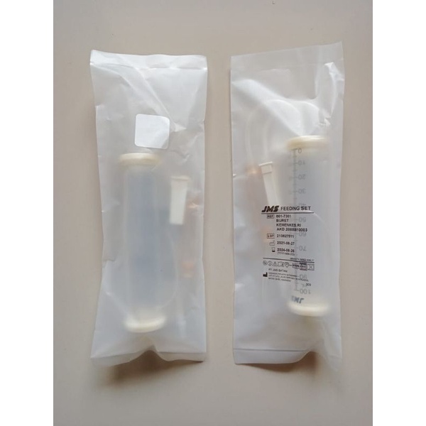 Jual Feeding Set Buret JMS Tutup atas Bisa Buka | Shopee Indonesia