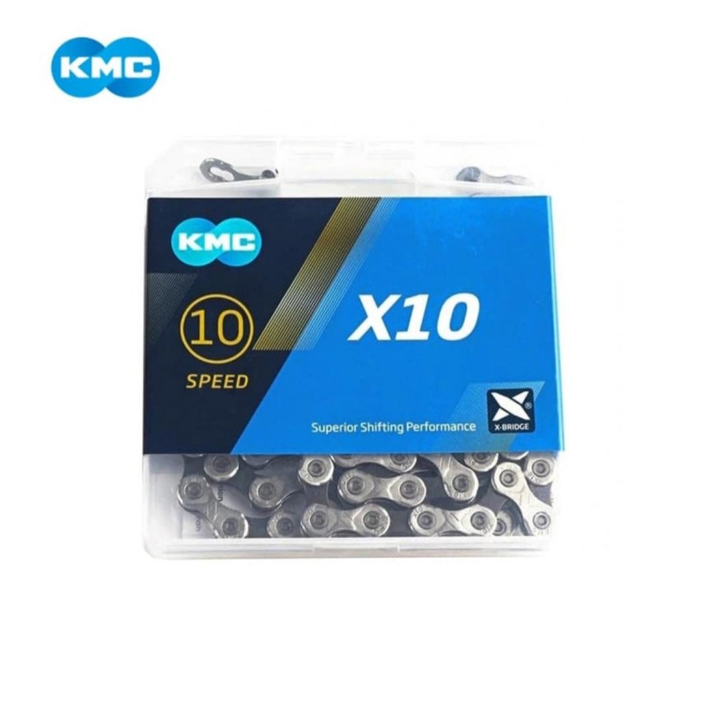 Jual Rantai Sepeda KMC 10 Speed X10 Sepeda Lipat MTB Road Bike | Shopee Indonesia