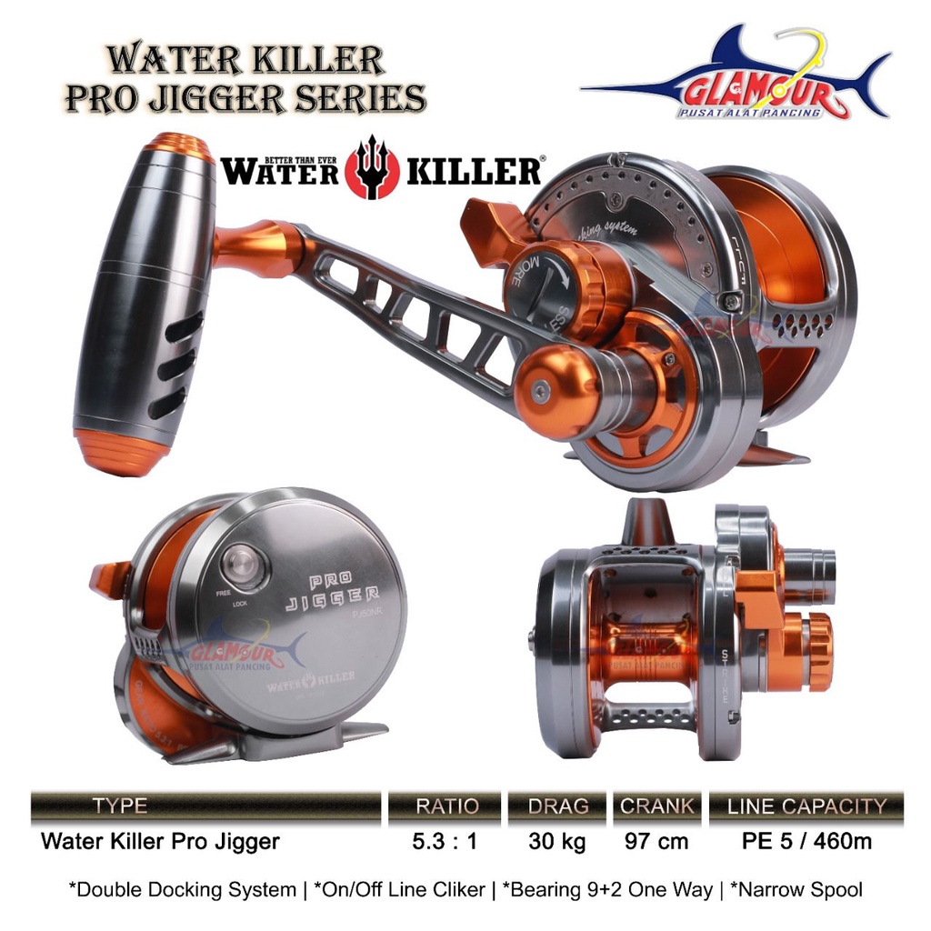 Jual WATER KILLER PRO JIGGER PE 5 RIGHT / PRO JIGGER PE 5 HENDEL KANAN ...