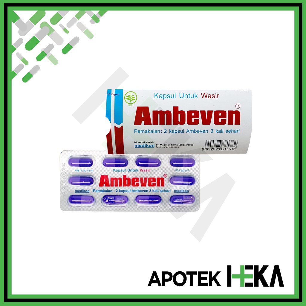 Jual Ambeven Kapsul Obat untuk Wasir Ambeien Strip isi 10 (SEMARANG) | Shopee Indonesia