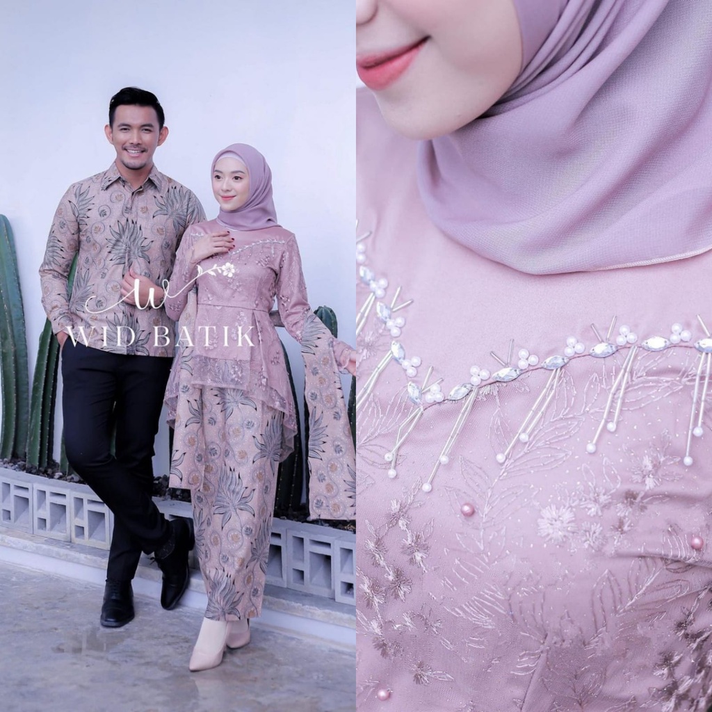 Jual Couple kebaya Batik kebaya wisuda modern baju batik pria brokat kondangan baju pesta ...