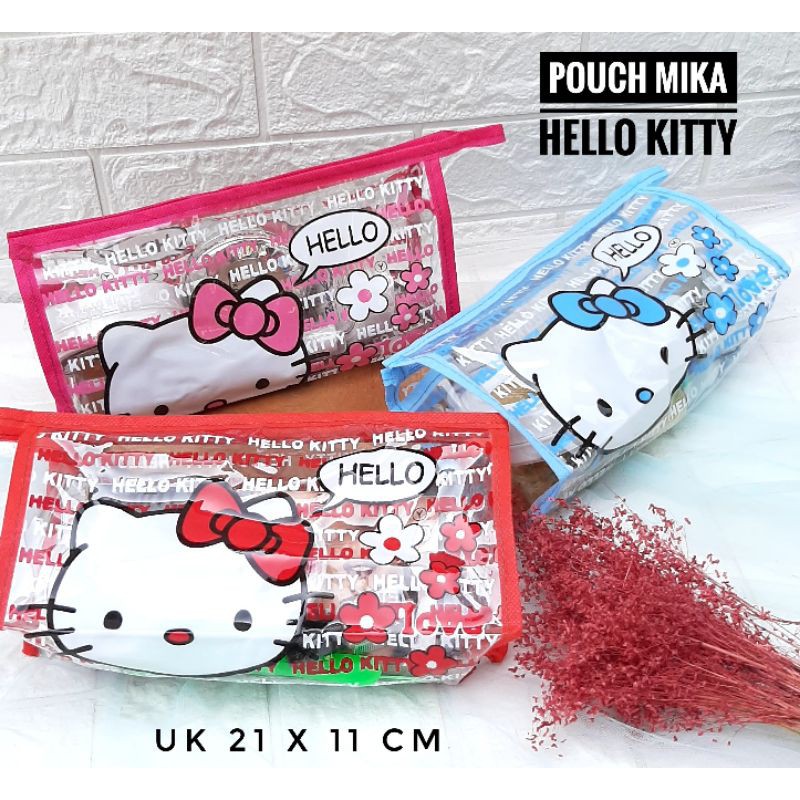 Jual ( GROSIR) POUCH MIKA KOSMETIK MOTIF / TEMPAT PENCIL MIKA /POUCH ...