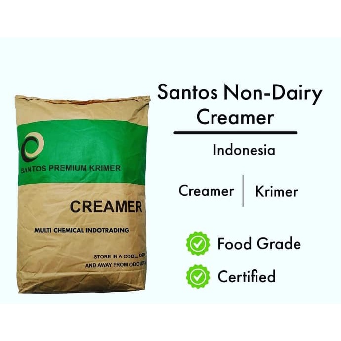 Jual SANTOS Non Dairy Creamer / Susu Krimer INDONESIA 1kg | Shopee ...