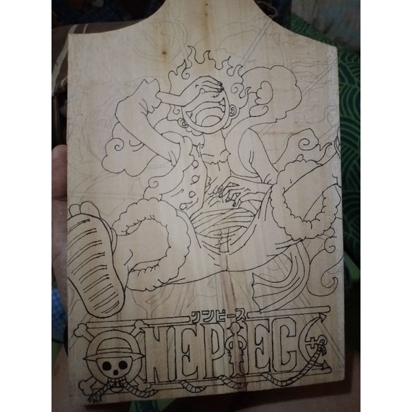 Jual Talenan Sketsa Luffy Gear 5 One Peace Polos | Shopee Indonesia