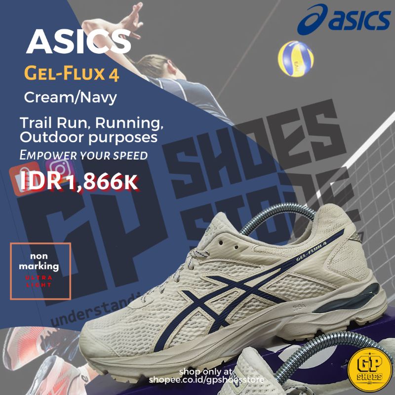 Jual Asics Gel-Flux 4 Trail Running 100℅ Original | Shopee Indonesia