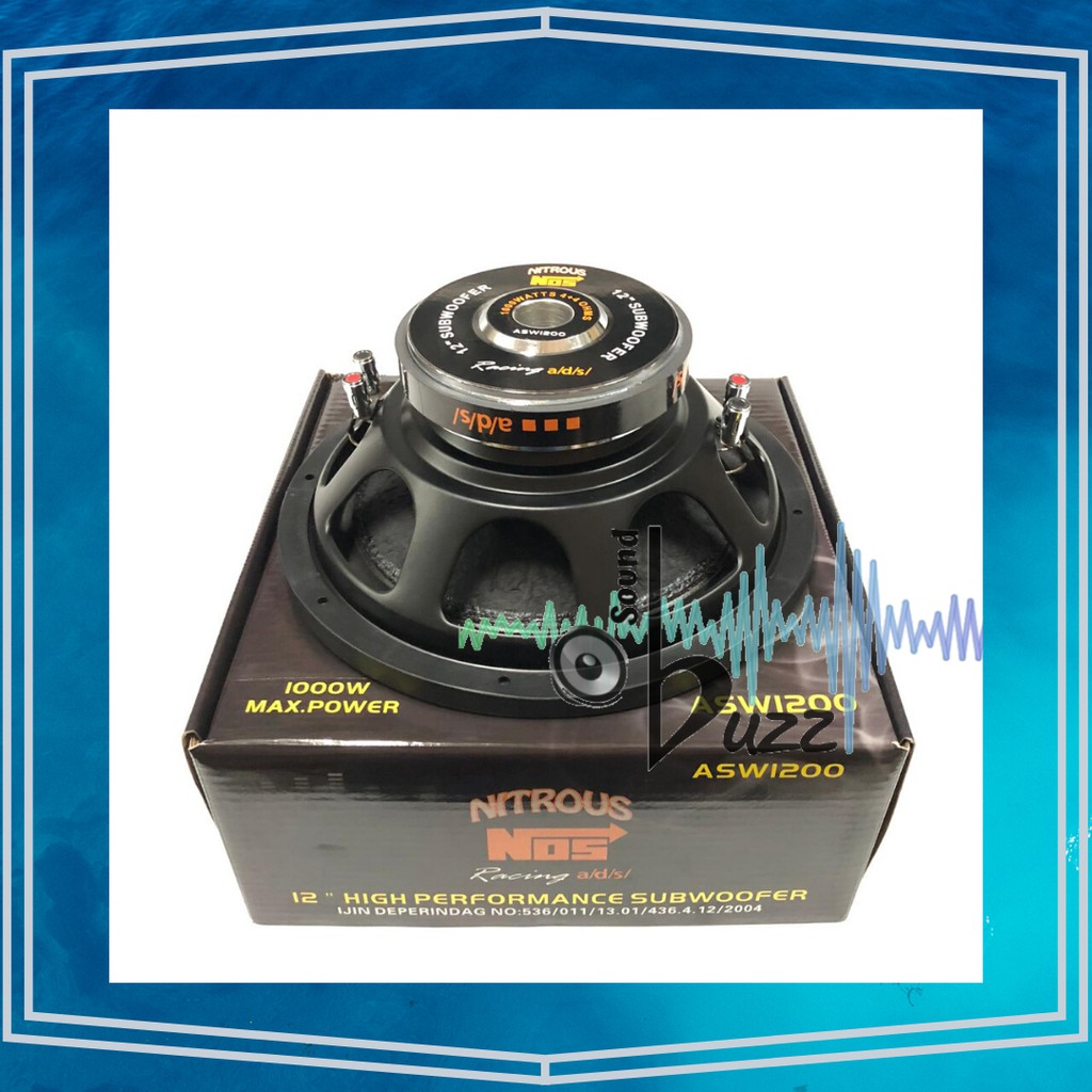 Jual Speaker Subwoofer 12 inch ADS Nitrous NOS Racing ASW 1200 | Shopee ...