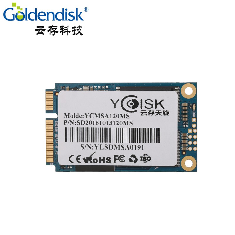 Jual Goldendisk YCdisk Serial SSD 128GB Msata SSD Mini PCIe SSD 120GB ...