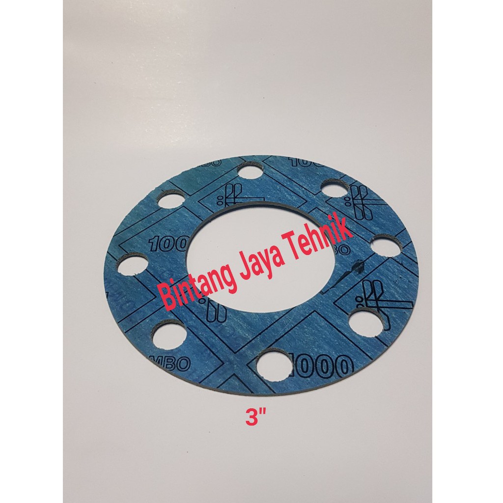 Jual GASKET FLANGE 3" TOMBO 1000 3MM JIS10K / PACKING FLANGE 3" TOMBO 1000 3MM JIS10K | Shopee ...