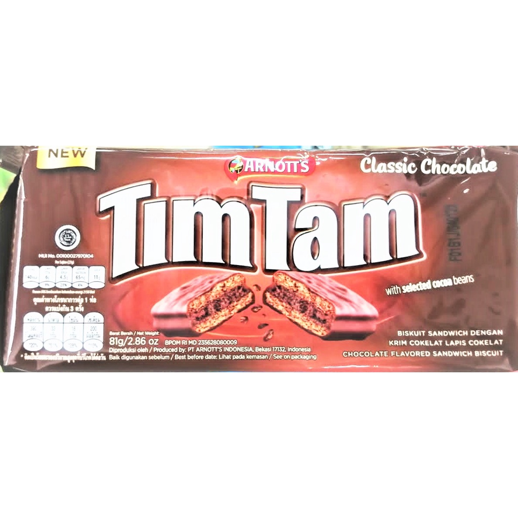 Jual Tim Tam Classic Chocolate Wafer 81gr | Shopee Indonesia