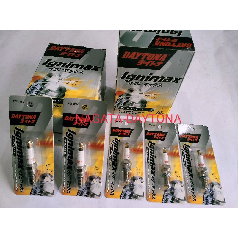 Jual BUSI DOUBLE IRIDIUM DAYTONA NMAX,FU150,MX,SUPRAX125,KARISMA DRAT PANJANNG | Shopee Indonesia