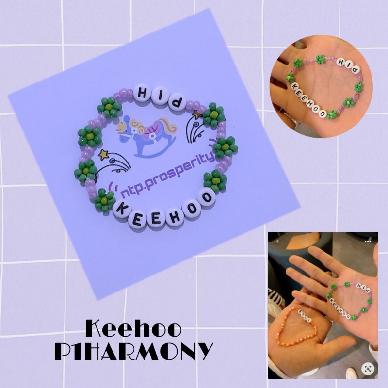Jual Gelang idol korea / kpop idol bracelet (Keehoo P1Harmony) | Shopee ...