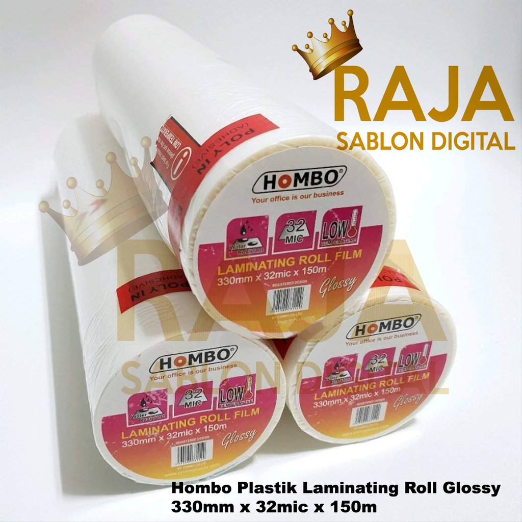 Jual Hombo Plastik Laminasi Roll Glossy | Laminating Roll Glossy Hombo ...
