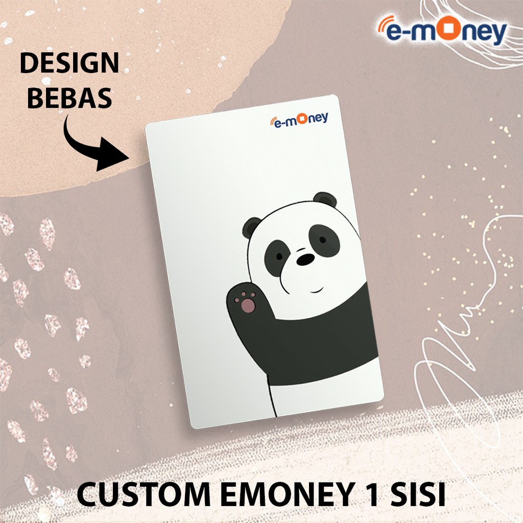 Jual Etoll Emoney Custom Cetak 1 Sisi / 1 Muka Saldo Nol | Shopee Indonesia