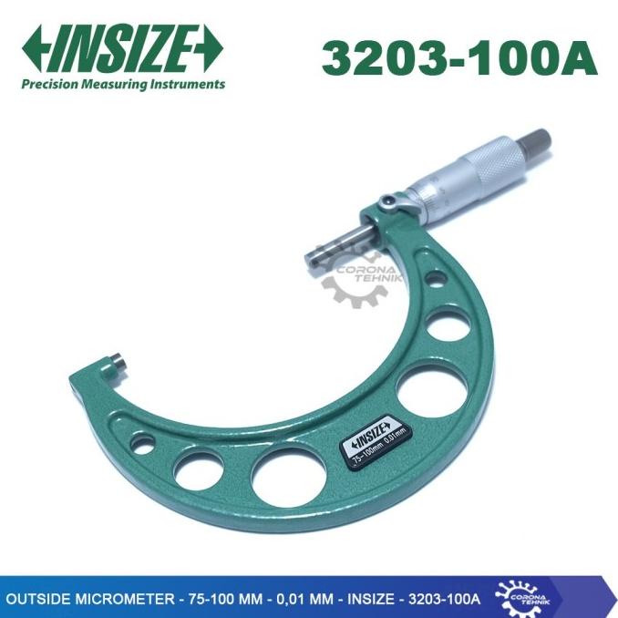 Jual Insize - 3203-100A Outside Micrometer 75-100 Mm 0 01 | Shopee ...