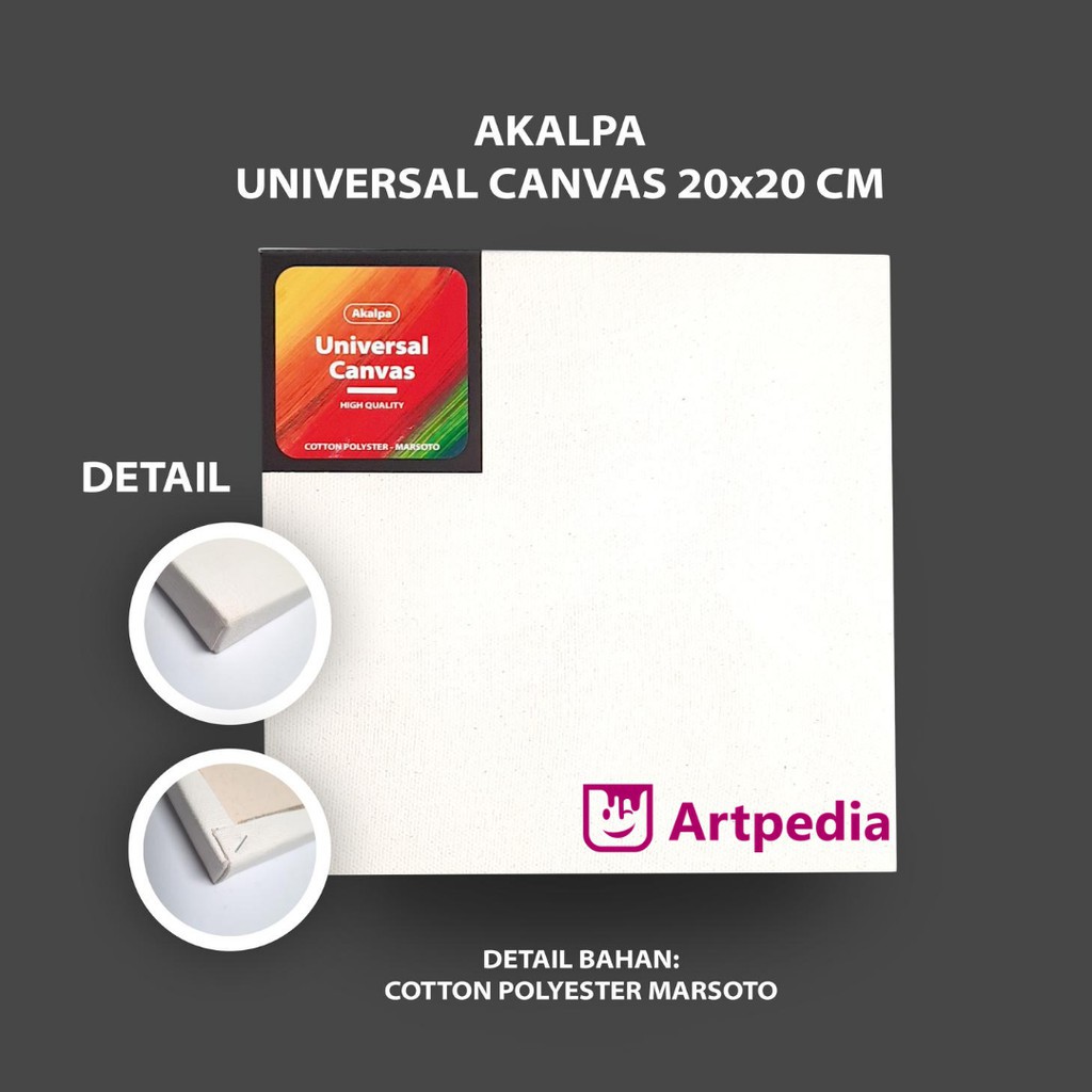 Jual AKALPA KANVAS LUKIS MARSOTO 20X20 CM / CANVAS TERBAIK /MEDIA LUKIS ...