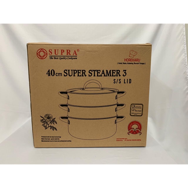 Jual Panci kukus supra susun 3 ( 40cm ) | Shopee Indonesia