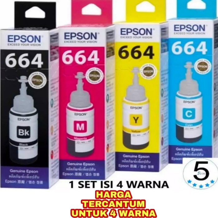 Jual TINTA EPSON 664 L100/L120 L200/L210/L220 L300/L310/TINTA PRINTER/1 ...