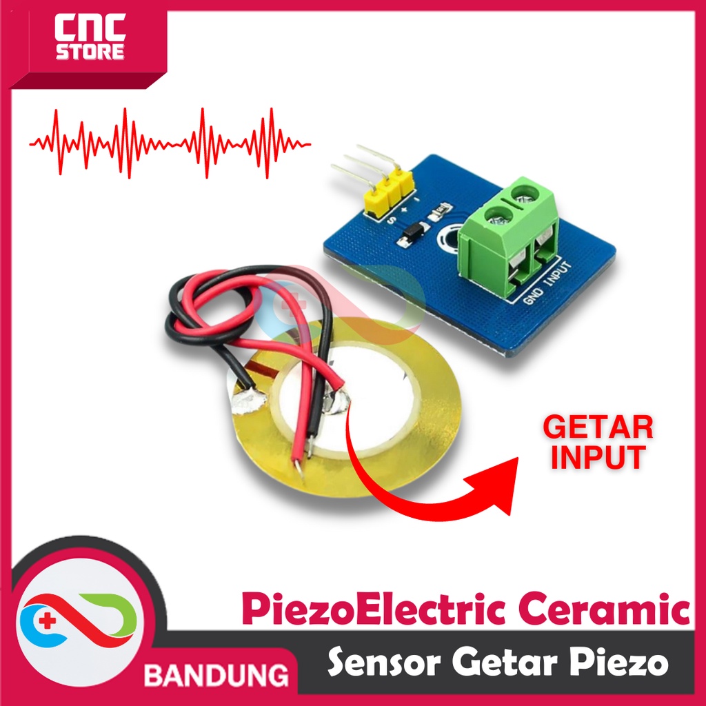 Jual MODULE VIBRATION SENSOR GETAR PIEZOELECTRIC CERAMIC | Shopee Indonesia