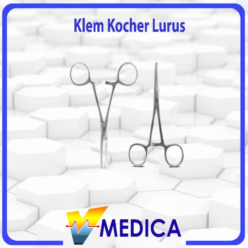 Jual Klem Kocher Lurus 14cm / Gunting Operasi | Shopee Indonesia