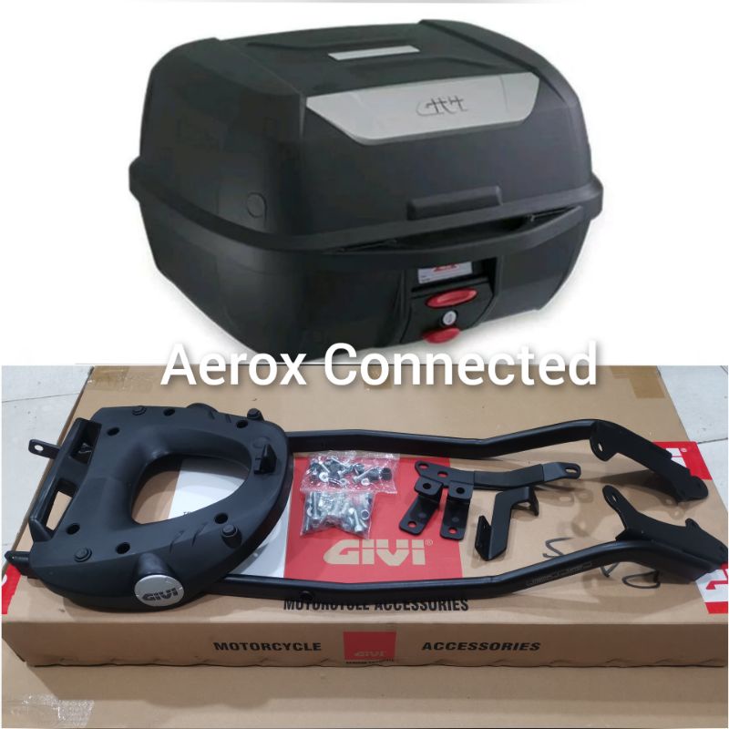 Jual Paketan Box Givi E 43 NTL Breket Bracket box Xmax Pcx Vario Adv 150 CBR 150 Nmax Aerox 155 ...