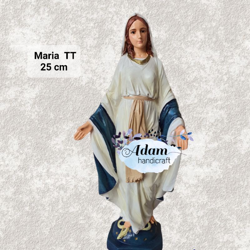 Jual Patung Maria tangan terbuka 25 cm - Patung Maria Legio - Kado ...