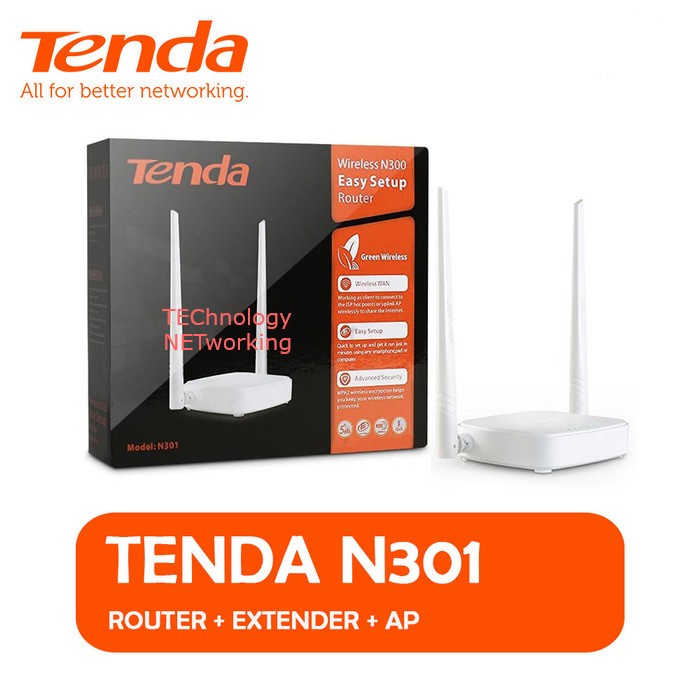 Jual Tenda N301 Wireless N Router,Repeater,AP,WISP,Client Bridge ...