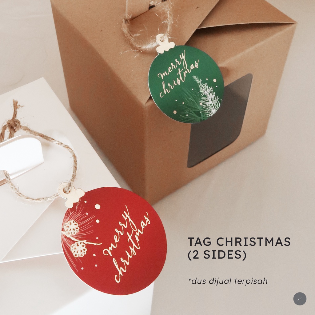 Jual Hangtag Christmas / Hang Tag Natal (COLOUR MIX) | Shopee Indonesia