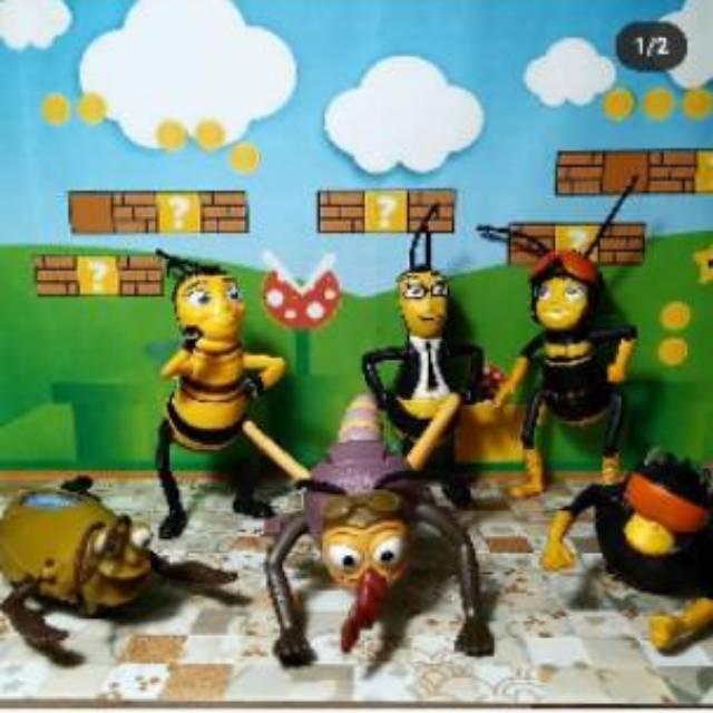 Jual Pesanan kak Spyder happy meal set bee movie dan HTTYD serta Robot ...