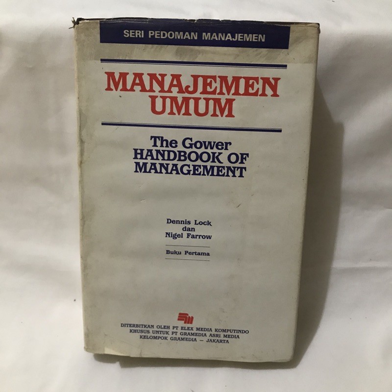 Jual Manajemen Umum - Dennis lock dan Nigel Farrow | Shopee Indonesia