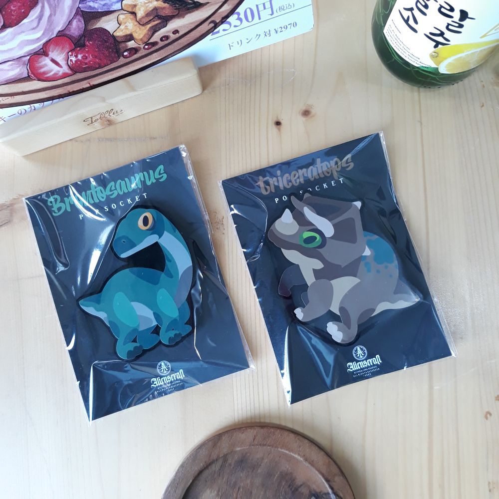 Jual ALIENS CRAFT Dinosaur Acrylic Popsocket / Pop Socket/ Griptok ...