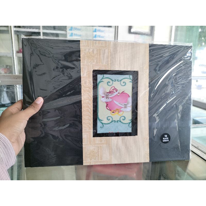 Jual album magnetic panjang lubang (isi 80 lembar ukuran foto 4r ...