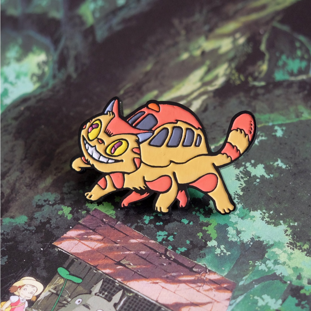 Jual SCC x Isa Indra Permana - Neko Bus (Ghibli) Enamel Pin | Shopee ...