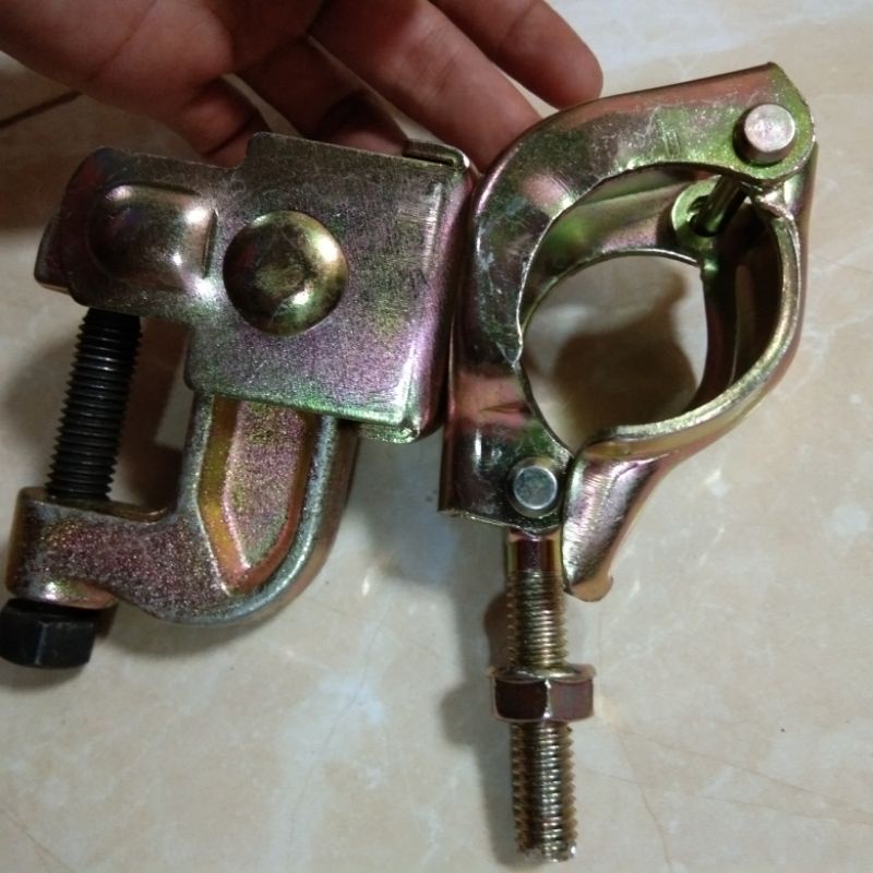 Jual Beam clamp 48,6 Nagasaki type hidup bisa di putar Clamp steger 48 ...