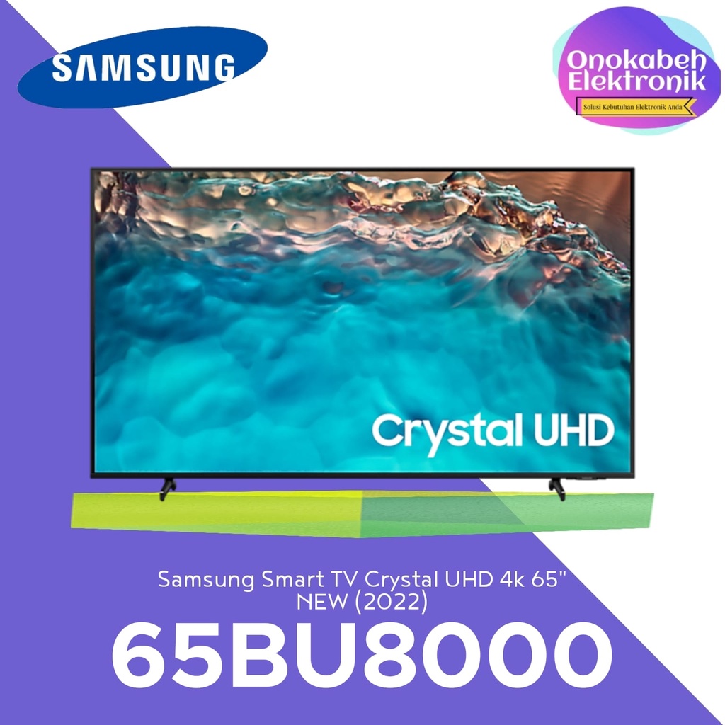 Jual Samsung 65BU8000 Crystal 4K UHD Smart TV 65 Inch BU8000 UA65BU8000KXXD | Shopee Indonesia