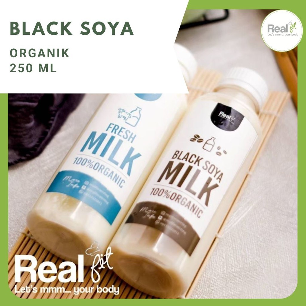 Jual Black Soya Milk Organik 250ml | Shopee Indonesia