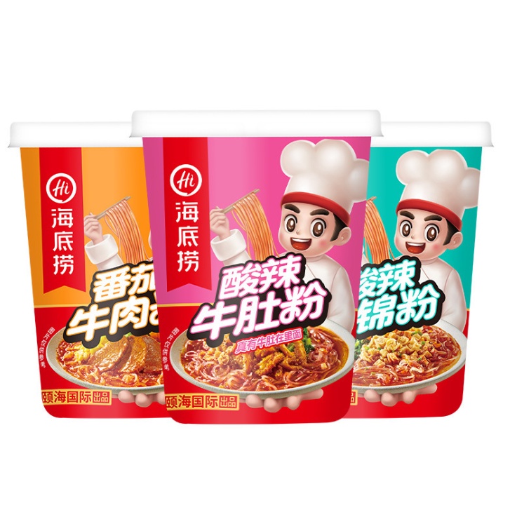 Jual Haidilao instant cup bihun/bihun instant/cup noodle/suan la fen ...