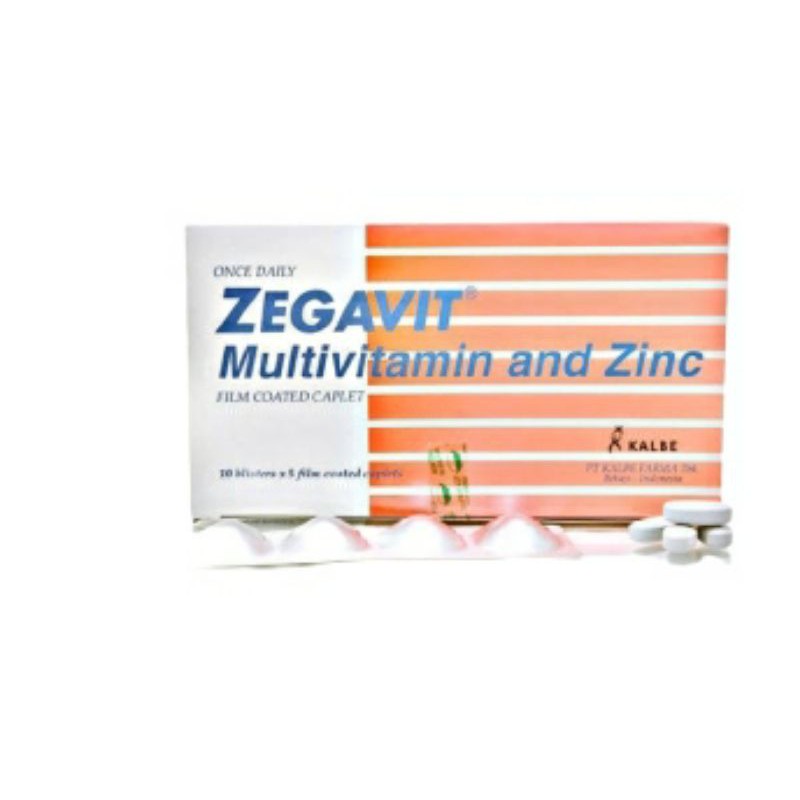 Jual zegavit multivitamin dan zinc (5 tablet) | Shopee Indonesia