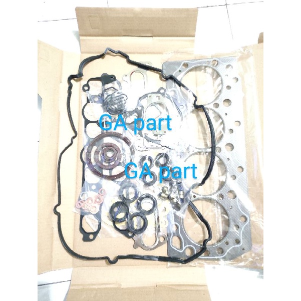 Jual paking set gasket full set kop mitsubishi triton L200 2500cc KB4T ...