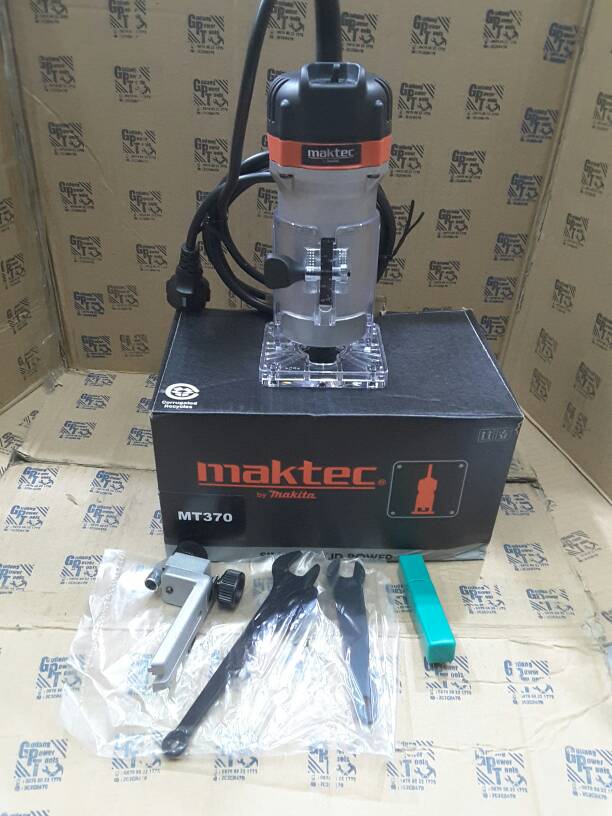 Jual Mesin Profil Router Trimmer Kayu 6mm Maktec MT 370 MT370 | Shopee ...