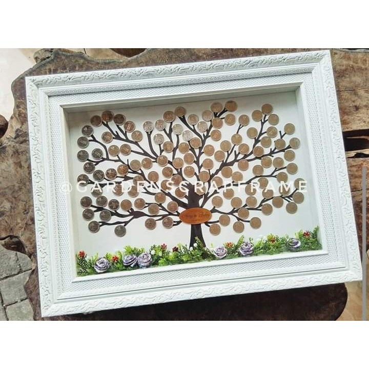 Jual MAHAR WEDDING BENTUK BINGKAI POHON RINDANG LOGAM | Shopee Indonesia