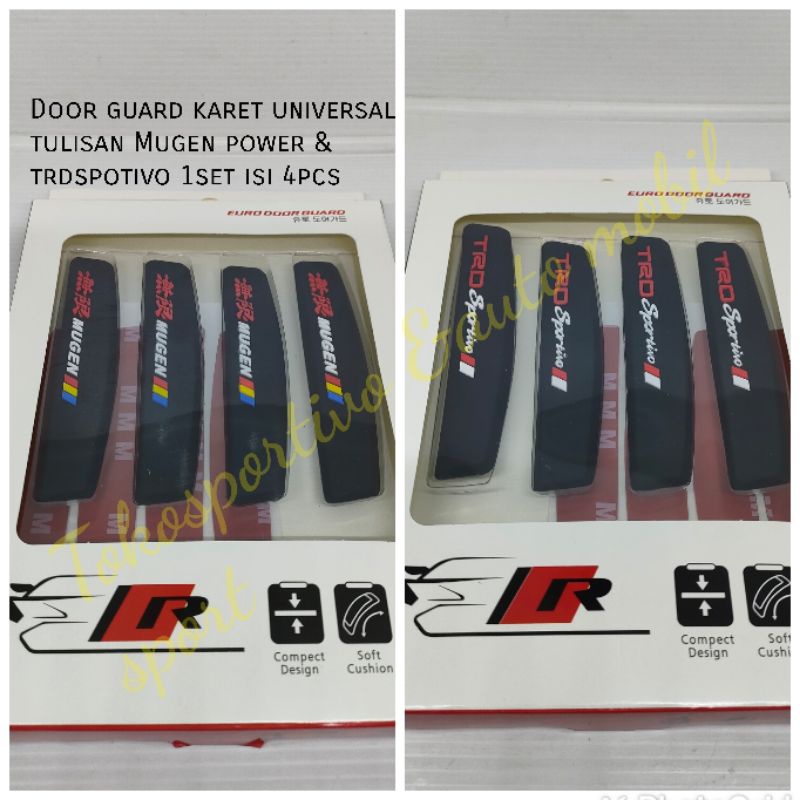 Jual pelindung pintu mobil Door guard pintu mobil karet hitam universal ...