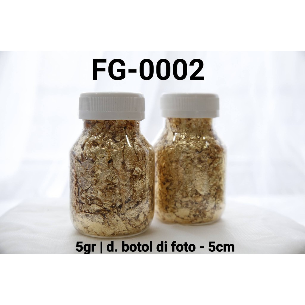 Jual FG-0002 gold flake gold kertas emas yamama baking grosir murah ...