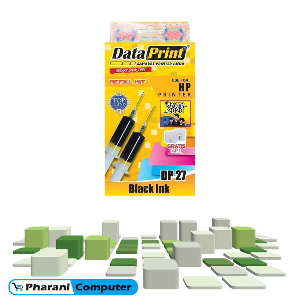 Jual Dataprint DP 27 Tinta Refill for Hp Black - Hitam semarang ...