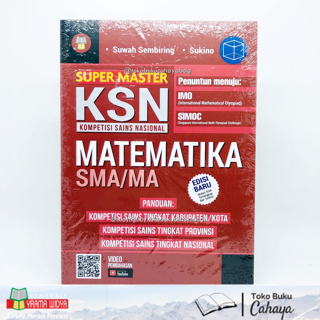 Jual Buku Olimpiade Super Master KSN Matematika SMA/MA - Penuntun Menuju IMO Yrama Widya ...