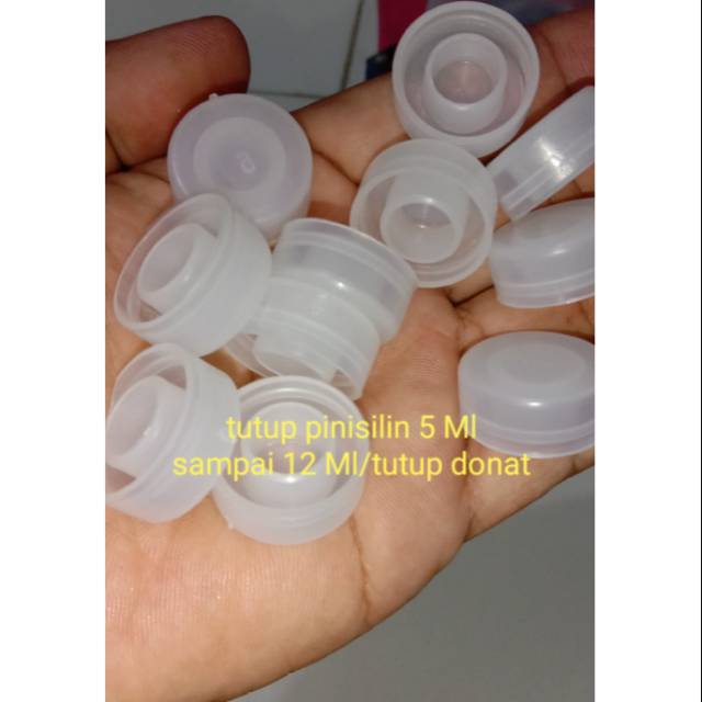 Jual Tutup botol pinisilin 5 Ml sampai 12 Ml /tutup donat | Shopee ...