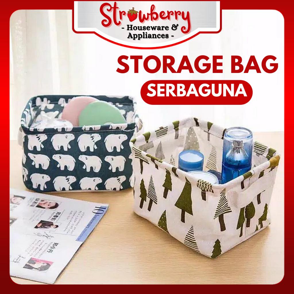 Jual Storage Box Keranjang Perlengkapan Rumah Multifungsi Box Organizer ...