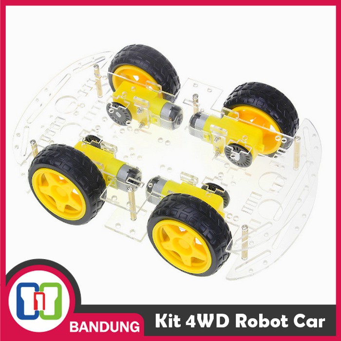Jual KIT SMART CHASSIS CHASIS 4WD ROBOT CAR MOBIL ARDUINO RASPBERRY ...