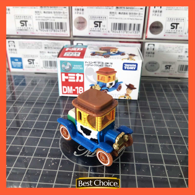 Jual Tomica Disney DM-18 Highhat Classic Toy Story Woody | Shopee Indonesia