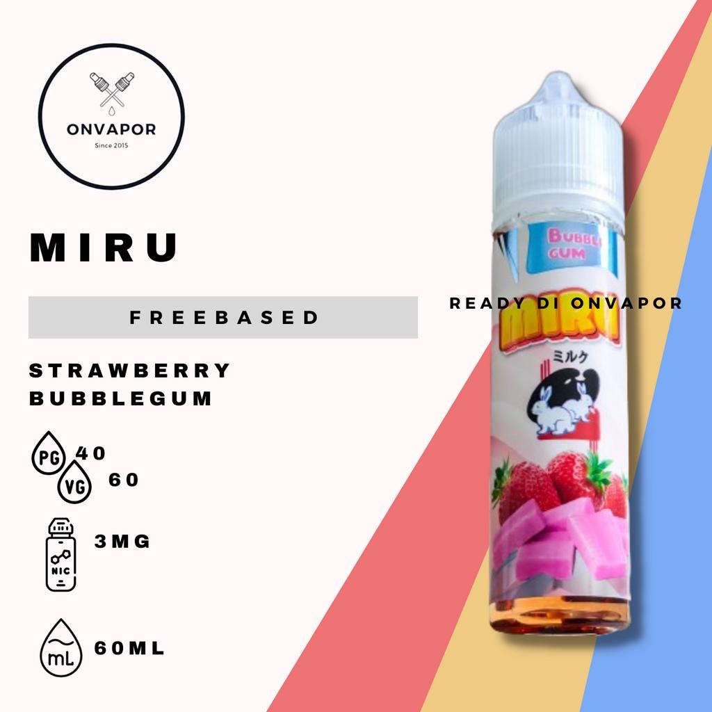 Jual Miru Liquid Strawberry Bubblegum by Jozojo Brew 1x60ML | Shopee ...